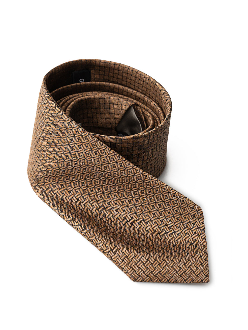 Corbata de bronce de Giorgio Armani en seda – Loxuno